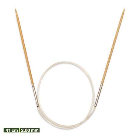 Agulha Circular de Tricô Takumi Clover Bambu 3016-16