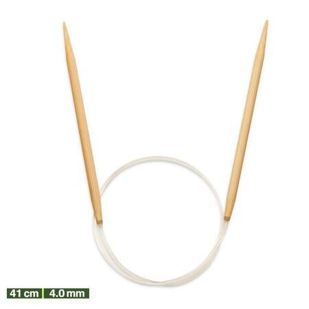 Agulha Circular de Tricô Takumi Clover Bambu 3016-16