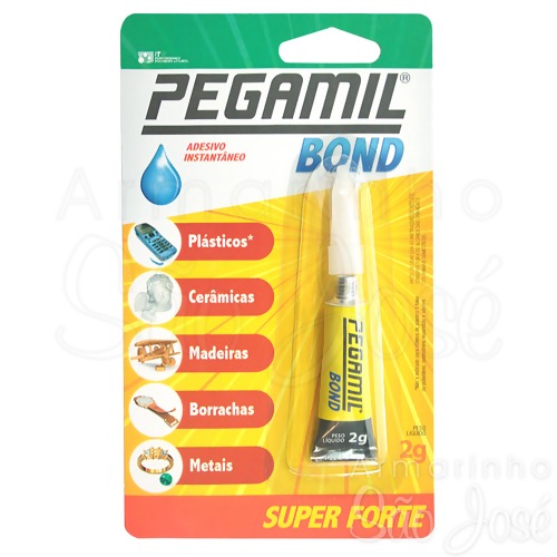 Cola Instantânea Pegamil Bond|Adesivo Instantâneo no Armarinhosaojosé