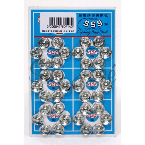 Colchete de Pressão para Costurar em roupas, acessórios e Artesanato