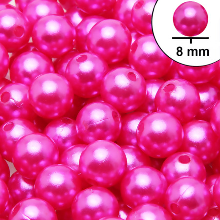 Pérola N.08 8mm Cores com 48g