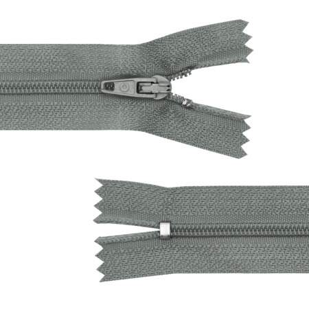 Zíper Nylon Fino com Cordão Circulo N.3 15cm