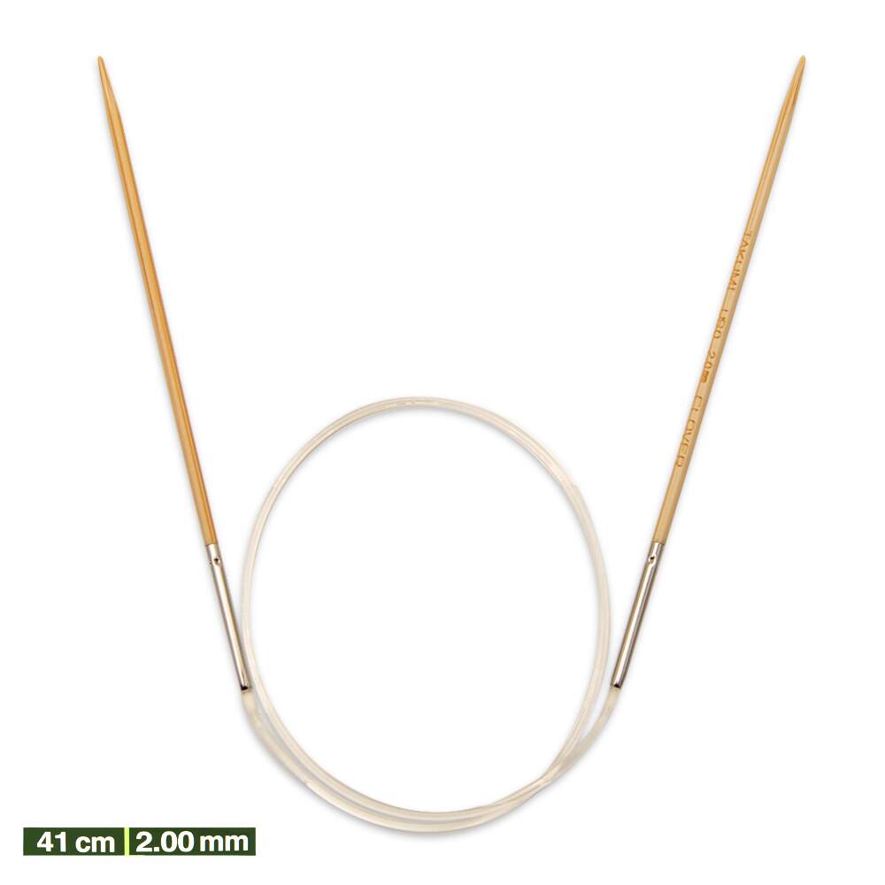 Agulha Circular de Tricô Takumi Clover Bambu 3016-16