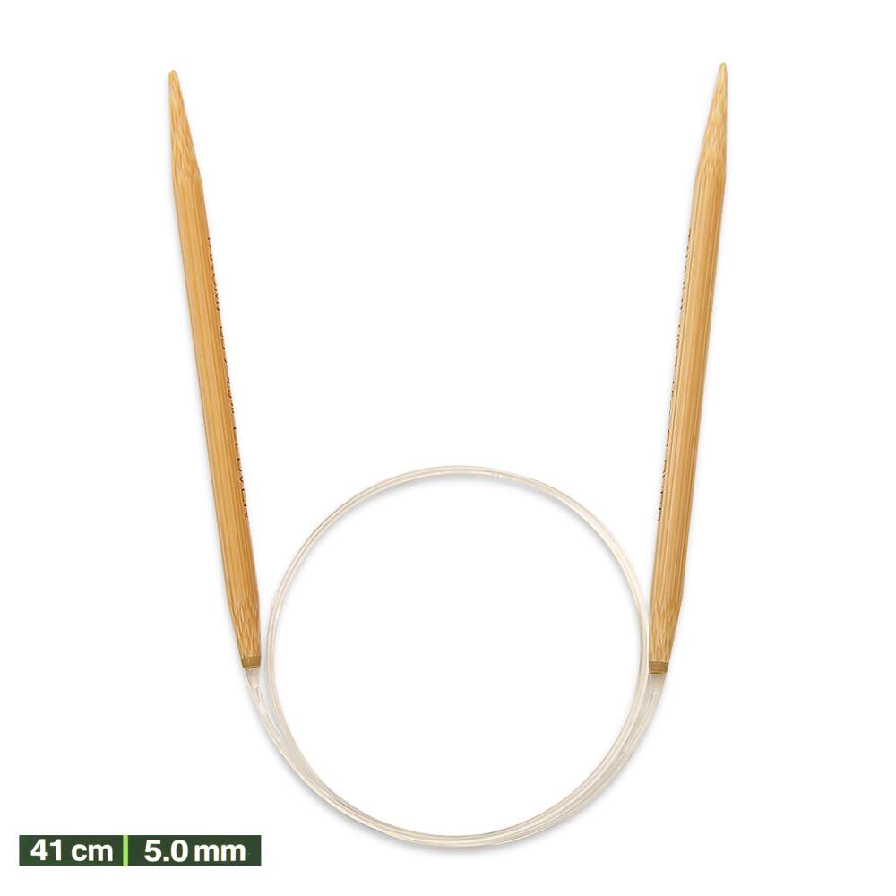 Agulha Circular de Tricô Takumi Clover Bambu 3016-16