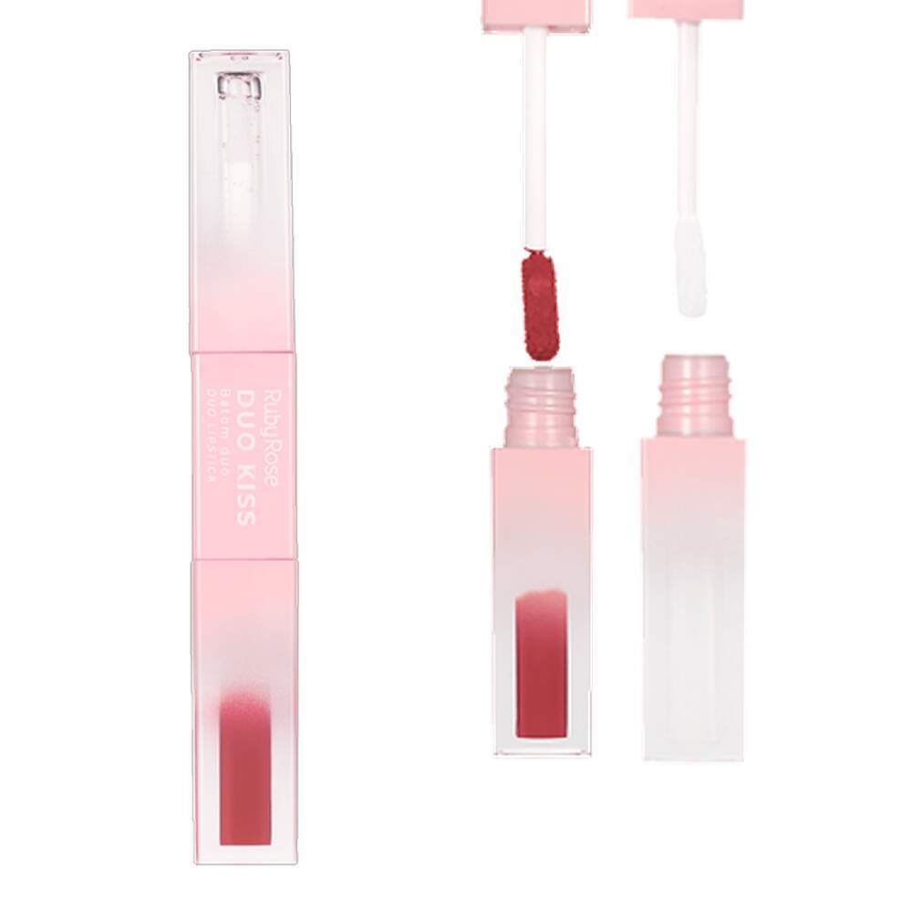 Batom Duo Kiss Ruby Rose 5g