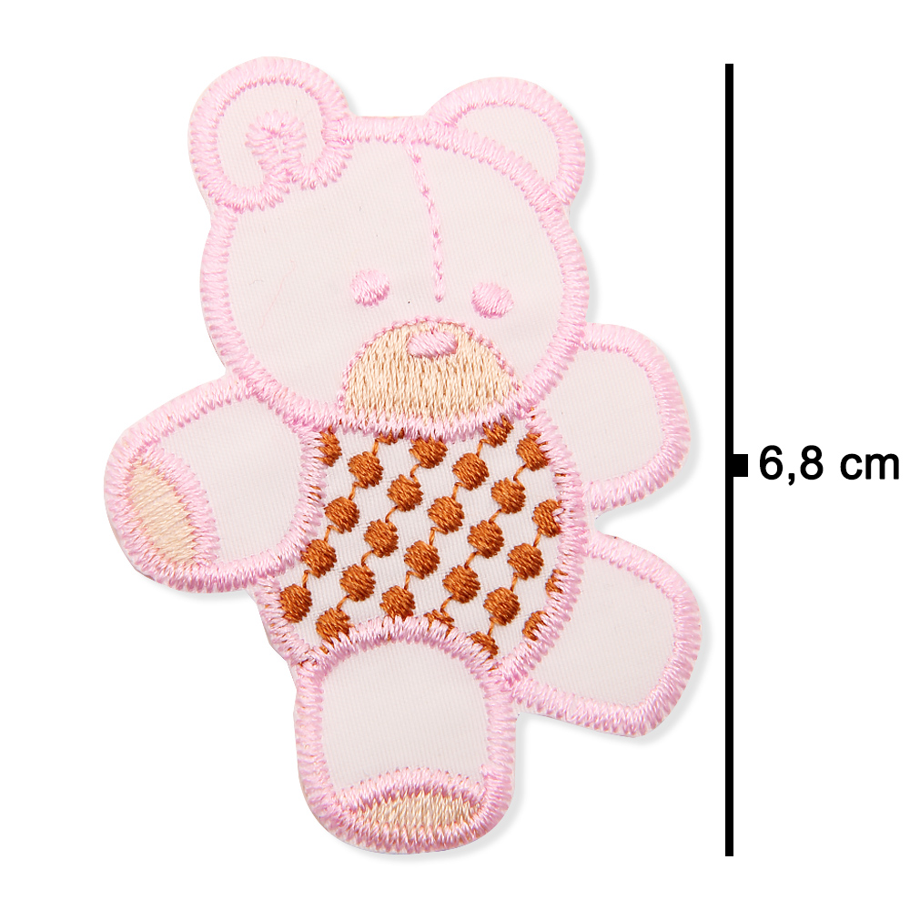 Aplicação Termocolante Stambord Urso Pimpão com 03 Und