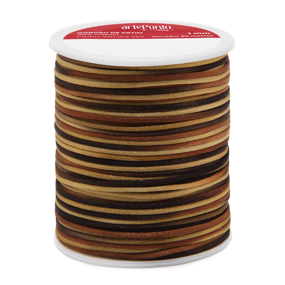 Cordão de Cetim Arte Punto CD001 1mm com 50mts