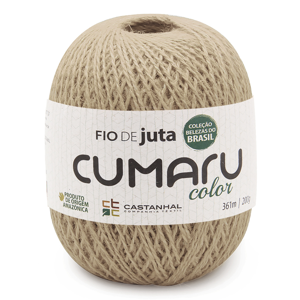 Fio de Juta Color Cumaru Castanhal 200g 361mts