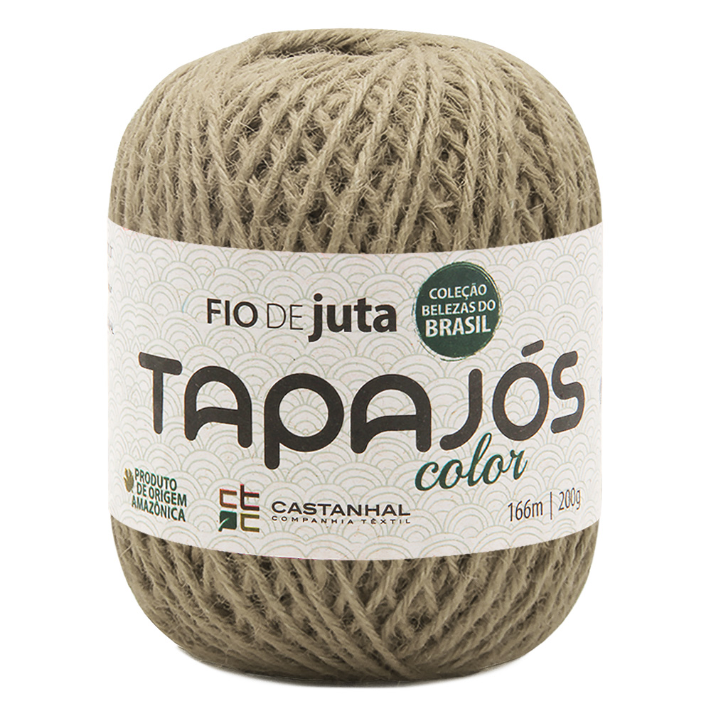 Fio de Juta Color Tapajós Castanhal 200g 166mts