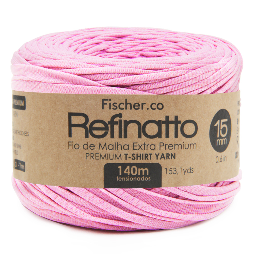 Fio de Malha Extra Premium Refinatto Fischer 15mm 140mts