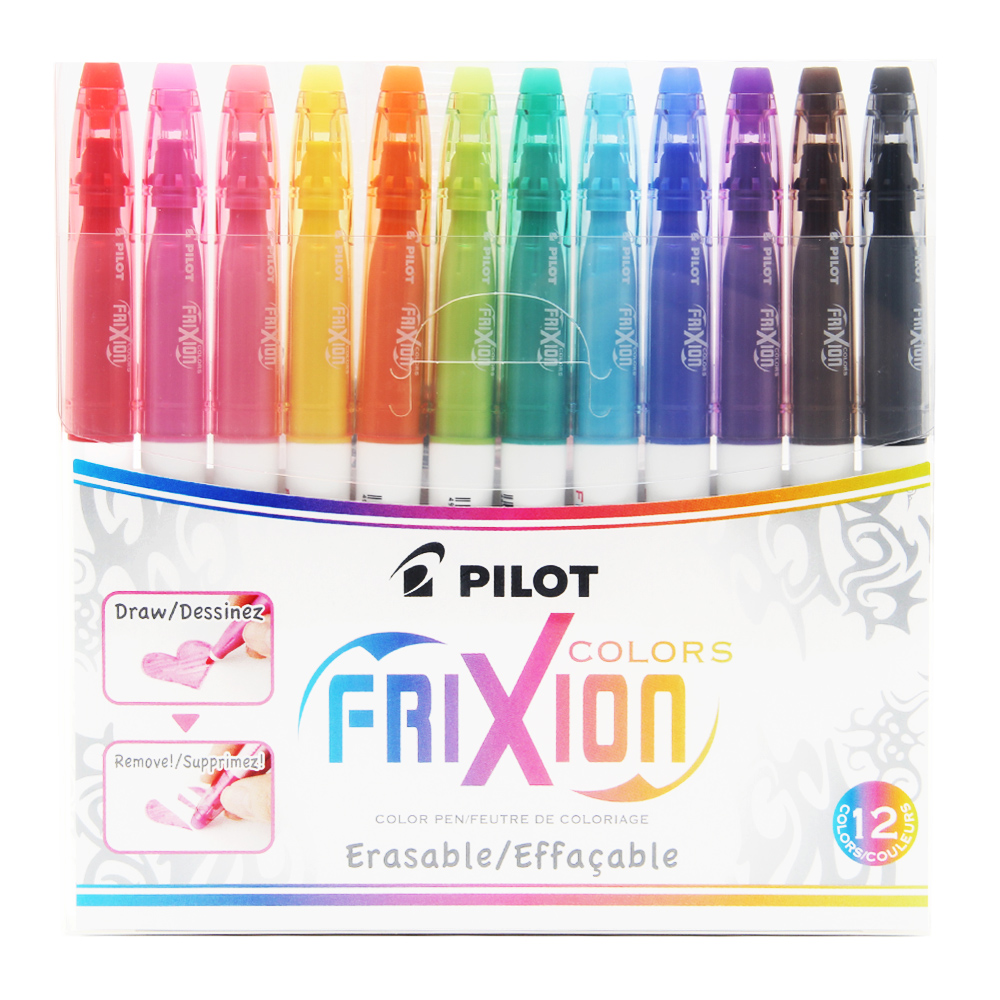 Kit Canetinha Hidrográfica Apagável Frixion Colors Pilot com 12 Und