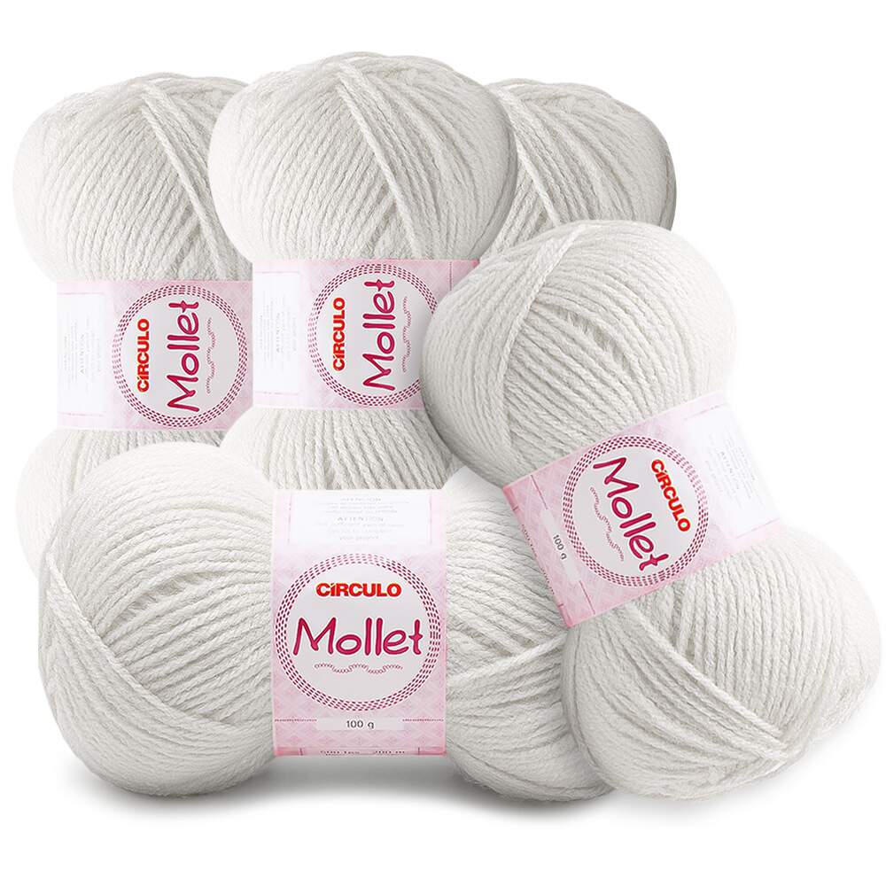 Kit Fio Mollet Circulo 100g com 5 Und