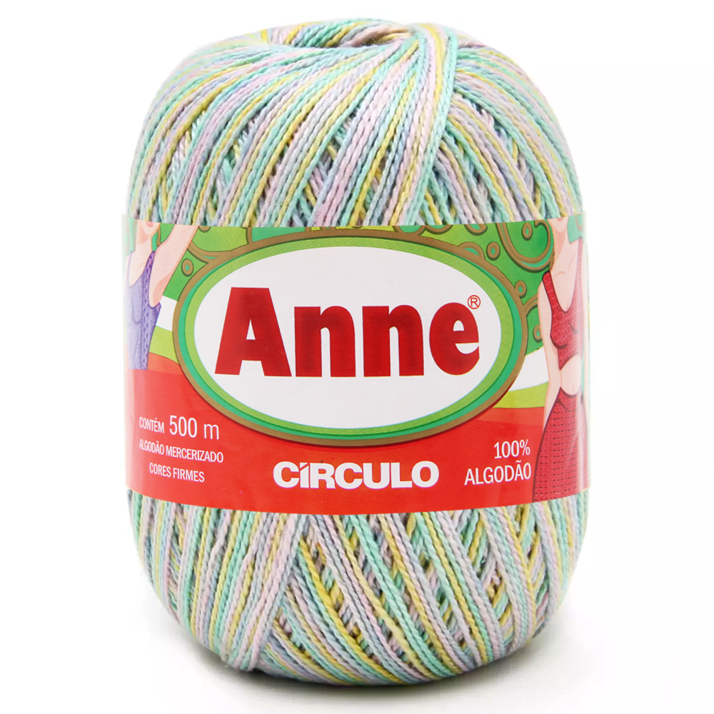 Linha Anne 500 Circulo Cores Mescladas