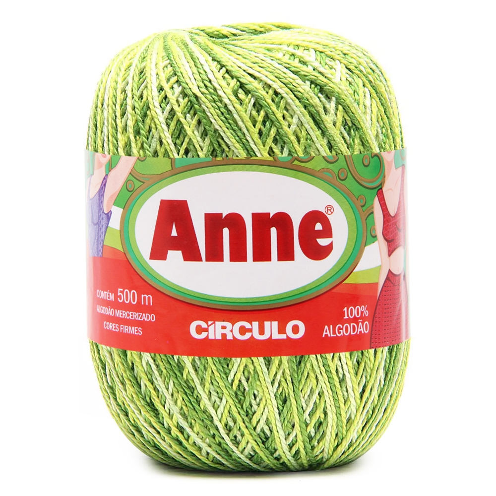 Linha Anne 500 Circulo Cores Mescladas