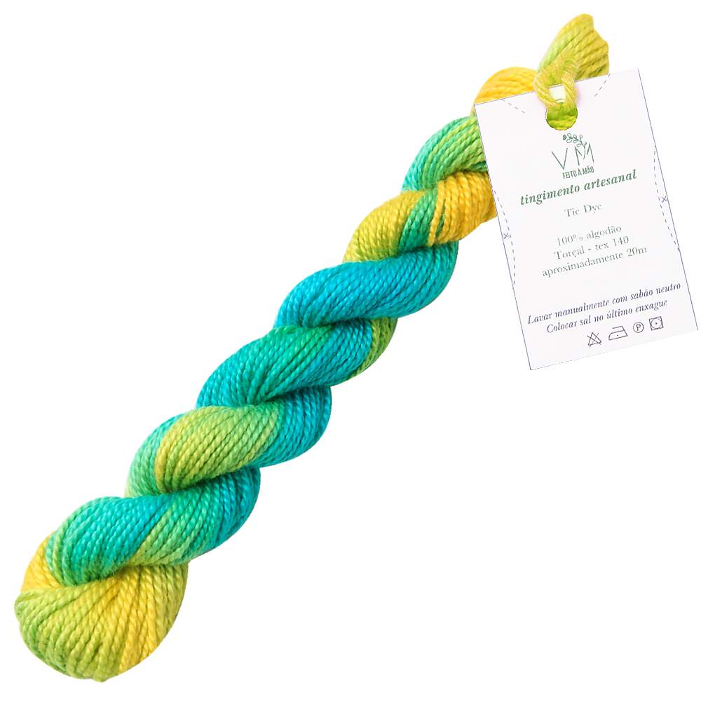 Linha Meada Avulsa Tie Dye VM Feito à Mão 20mts