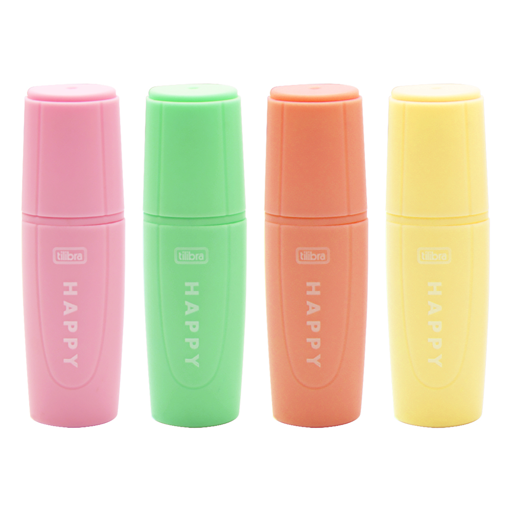 Marca Texto Mini Happy Tilibra Sortido com 25 Und FL