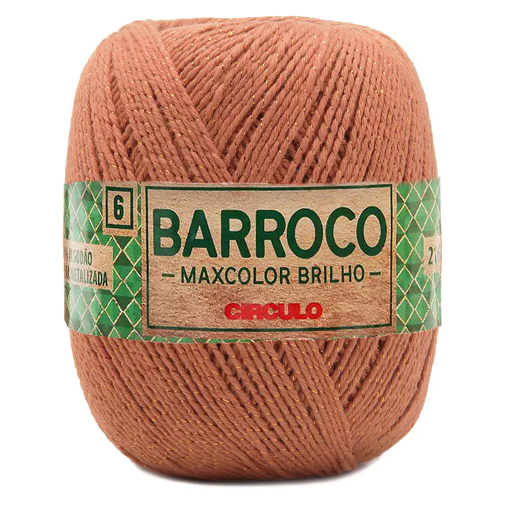 Barbante Barroco MaxColor Brilho nº 6 - 200g