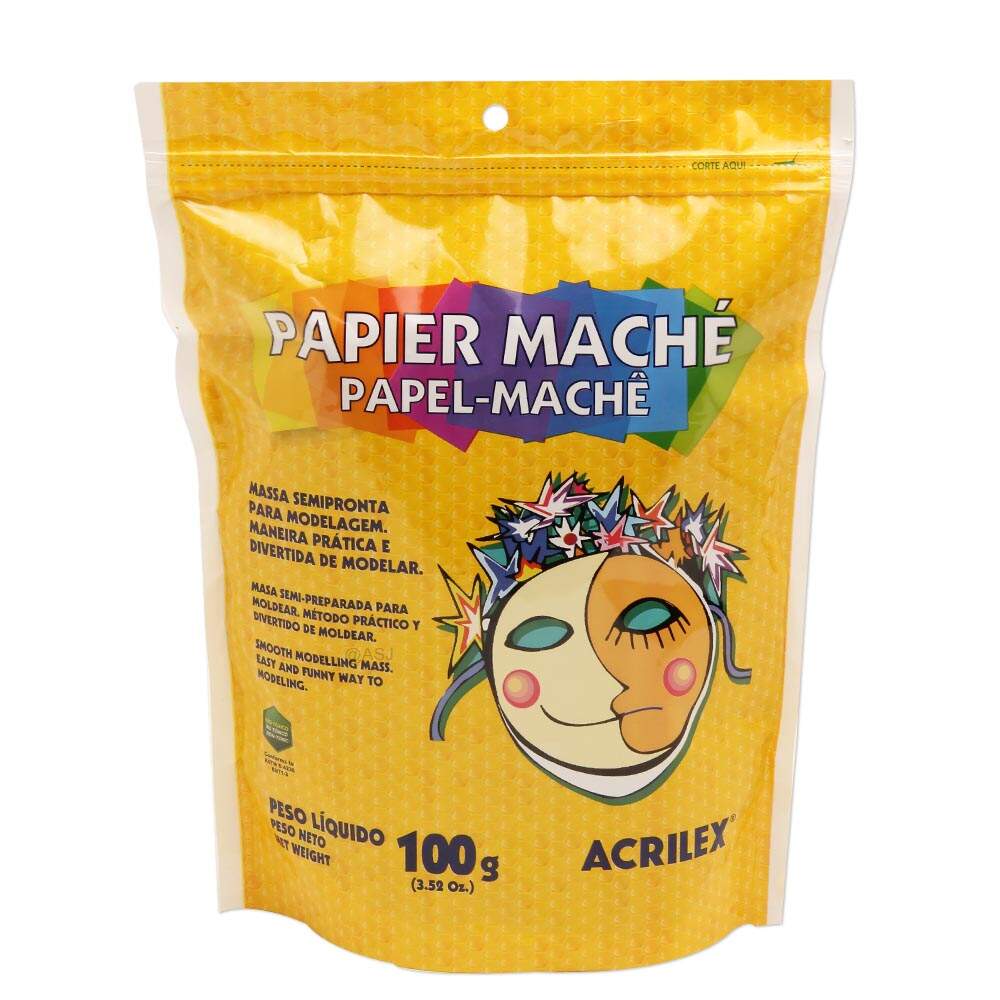 Papel Machê Acrilex Ref.01210 100g