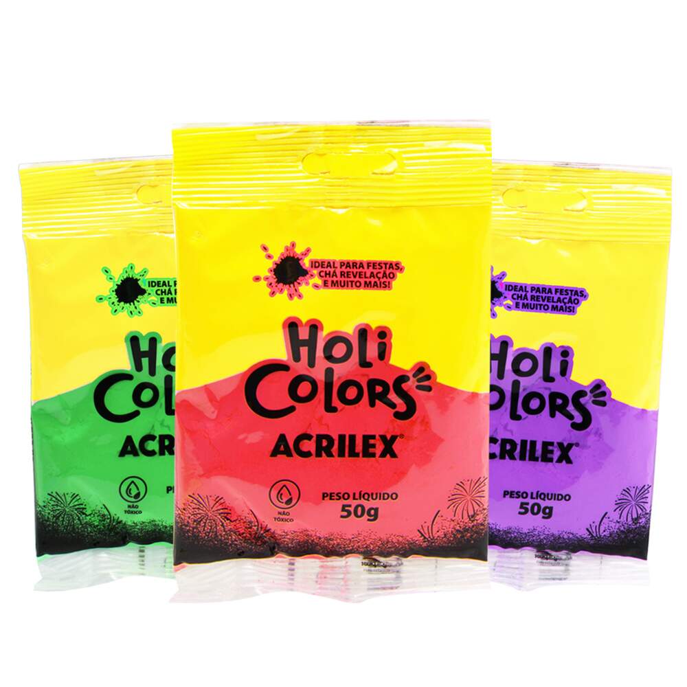 Pó Colorido Holi Colors Acrilex R.01905 50g