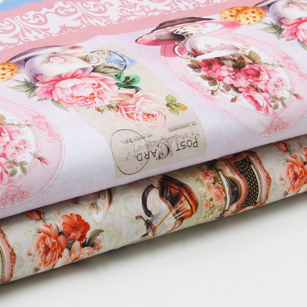 Tecido Patchwork Digital Eva e Eva Coleção Elegância Vintage 1,46mts FL