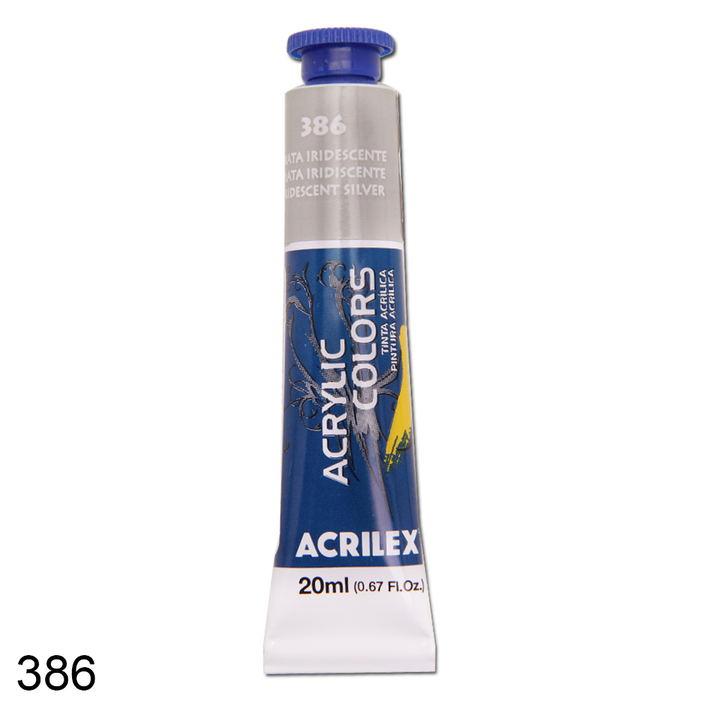 Tinta Acrilex Acrylic Colors Metálica Ref.13123 20ml