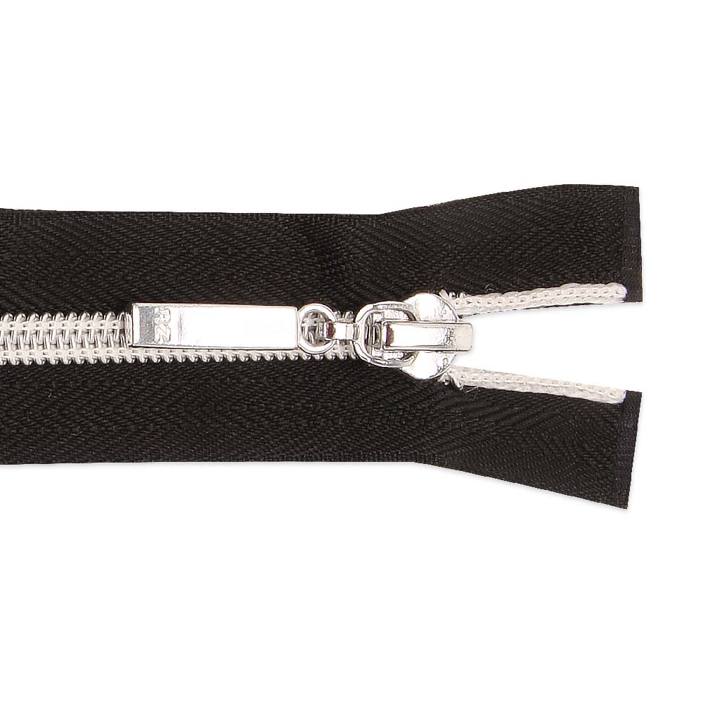 Zíper Aluminizado Fixo 10cm com 10 Und