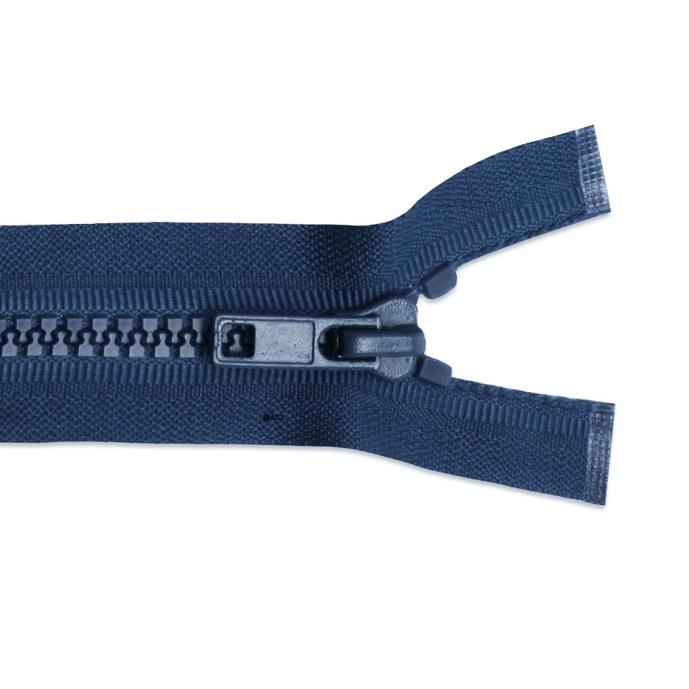 Zíper Separável Plástico 60cm 6mm com 05Und