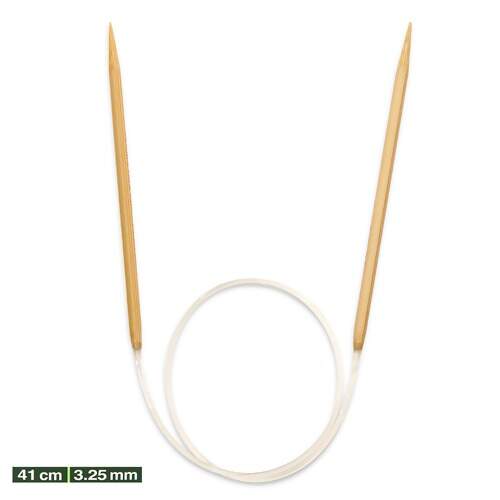 Agulha Circular de Tricô Takumi Clover Bambu 3016-16
