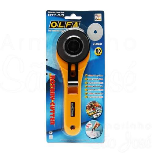 Cortador Rotativo Olfa RTY-3/G 60mm